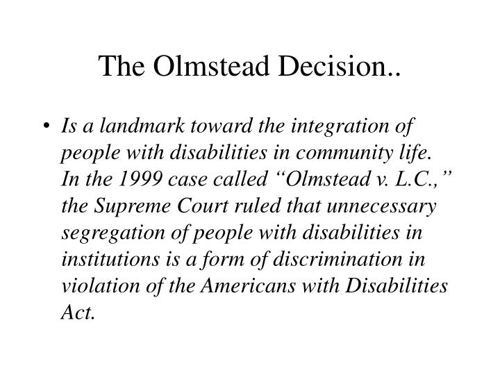 PPT - Finding Olmstead PowerPoint Presentation - ID:5574038