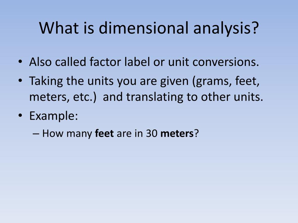 What Is Dimensional Analysis Simple At Justin Beveridge Blog What Is Dimensional Analysis Simple At Justin Beveridge Blog