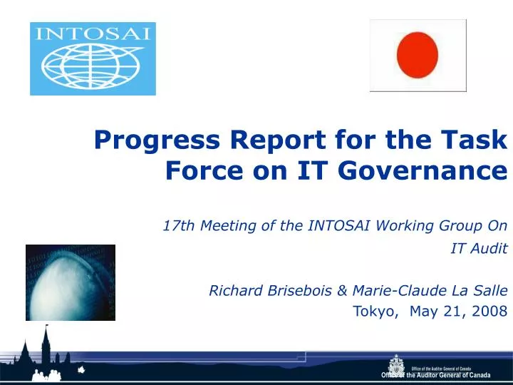 PPT - Progress Report for the Task Force on IT Governance PowerPoint ...