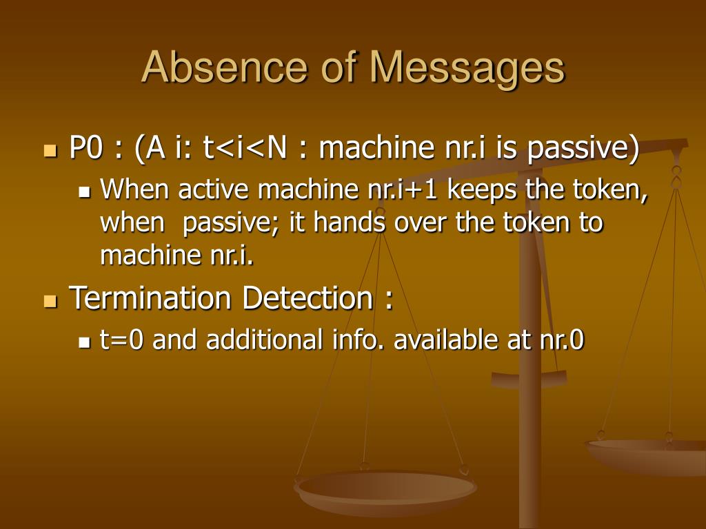 Ppt Termination Detection Algorithm For Distributed Computations Powerpoint Presentation Id