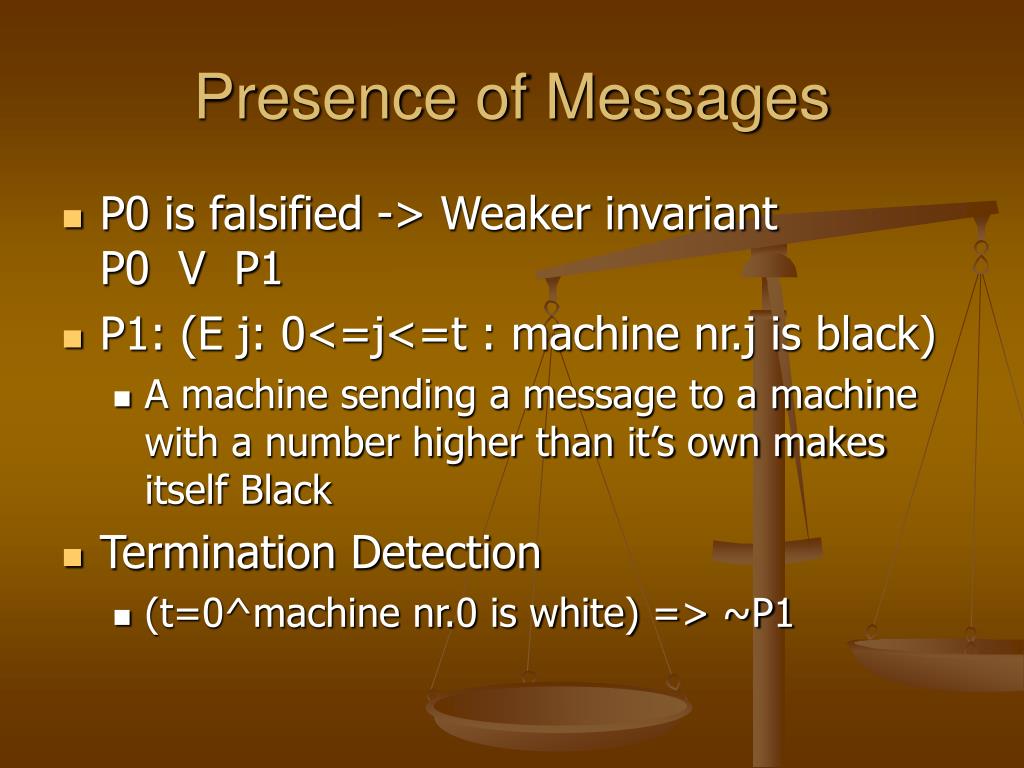 Ppt Termination Detection Algorithm For Distributed Computations Powerpoint Presentation Id