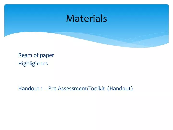 PPT - Materials PowerPoint Presentation, free download - ID:5576123