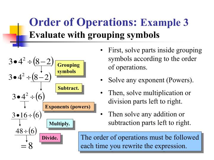 PPT - Order of Operations - PowerPoint Presentation - ID:5576271