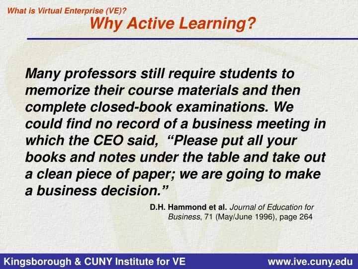 PPT - Why Active Learning? PowerPoint Presentation, free download - ID ...