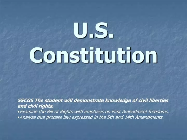 PPT - U.S. Constitution PowerPoint Presentation, free download - ID:5577228