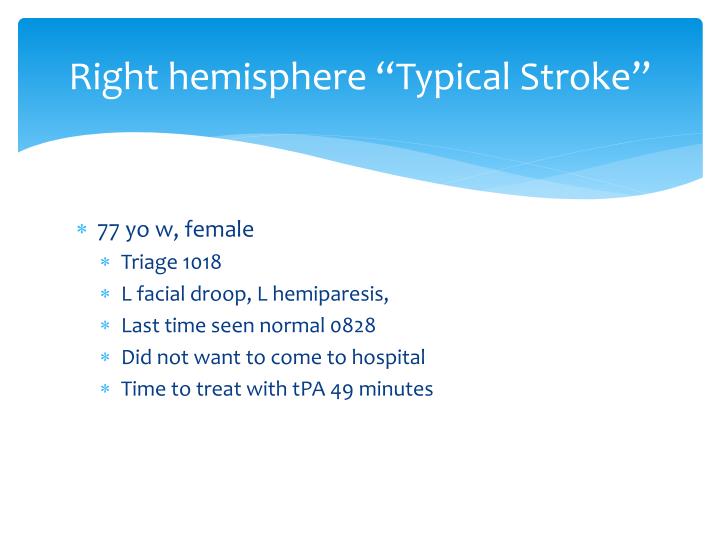 PPT - Acute Stroke - the role of EMS PowerPoint Presentation - ID:5577579