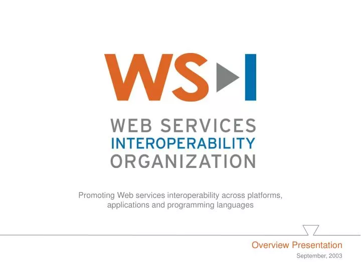 PPT - Promoting Web services interoperability across platforms ...