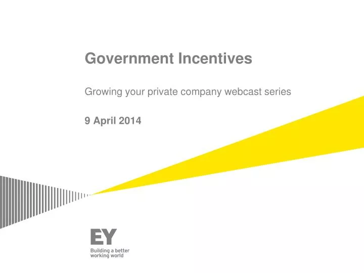 PPT - Government Incentives PowerPoint Presentation, free download - ID ...