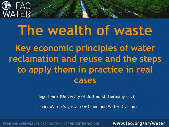 PPT - The wealth of waste PowerPoint Presentation, free download - ID ...