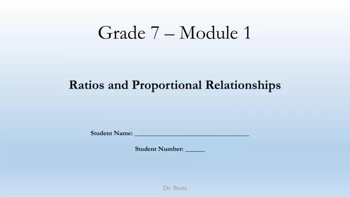 PPT - Grade 7 – Module 1 PowerPoint Presentation, free download - ID ...