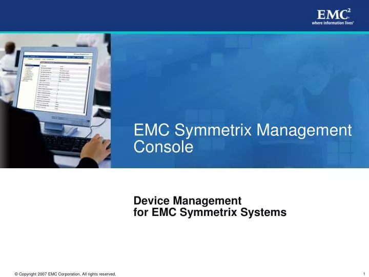 PPT - EMC Symmetrix Management Console PowerPoint Presentation, free ...