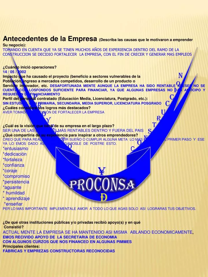 PPT - PROCONSA PowerPoint Presentation, free download - ID:5580802