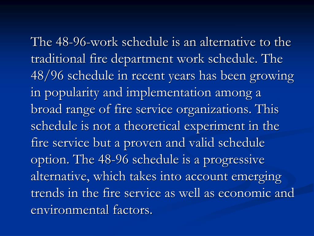 PPT The 48 96 Schedule PowerPoint Presentation Free Download ID PPT The 48 96 Schedule PowerPoint Presentation Free Download ID