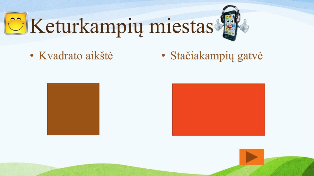PPT - Pamokos tema: „ Geometrinės figūros: trikampis, kvadratas ...