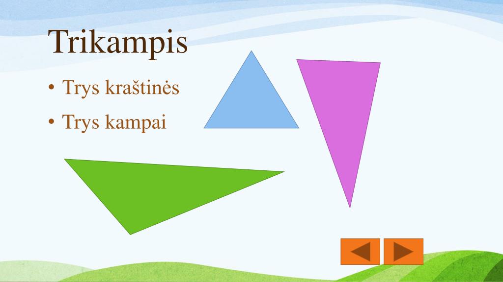 PPT - Pamokos tema: „ Geometrinės figūros: trikampis, kvadratas ...