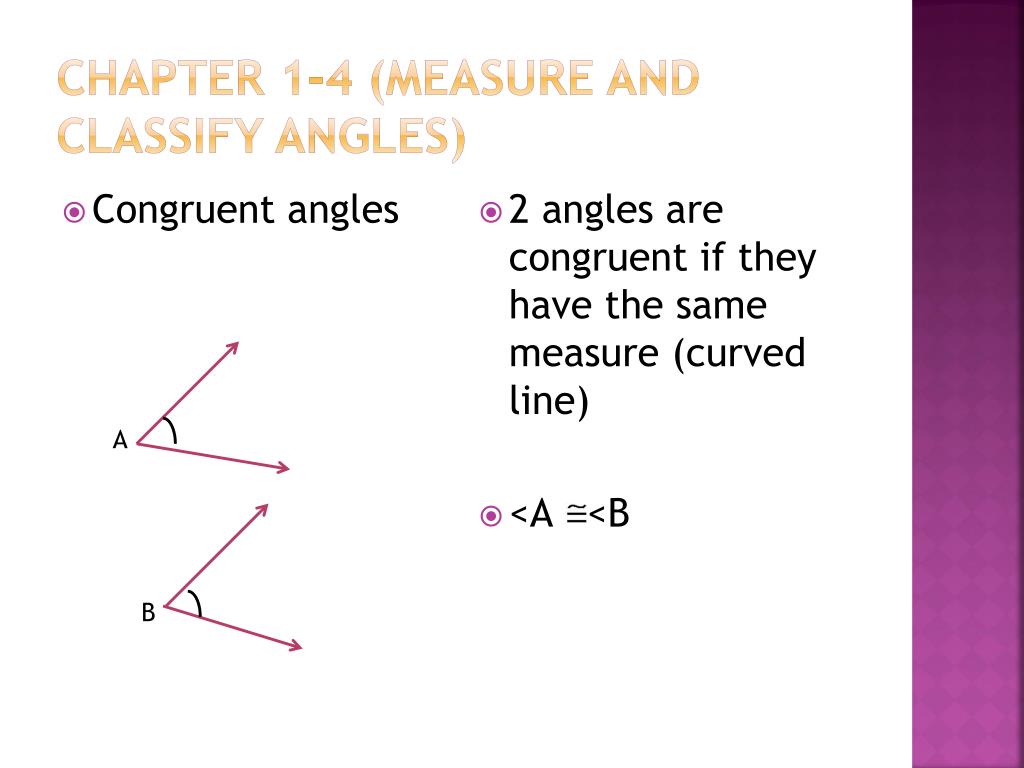 PPT - Chapter 1-4 (Measure and Classify Angles) PowerPoint Presentation ... PPT - Chapter 1-4 (Measure and Classify Angles) PowerPoint Presentation ...