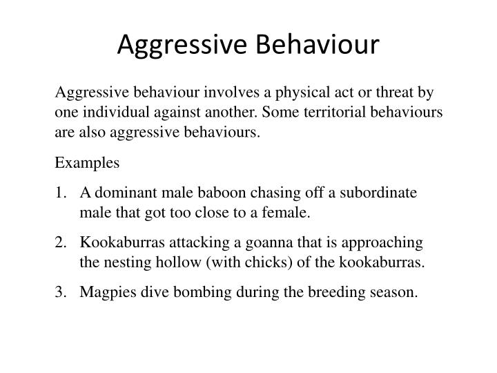 PPT - Functions of Behaviour PowerPoint Presentation - ID:5583074