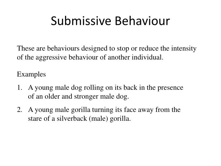 PPT - Functions of Behaviour PowerPoint Presentation - ID:5583074