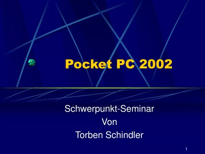PPT - Pocket PC 2002 PowerPoint Presentation, free download - ID:5584035