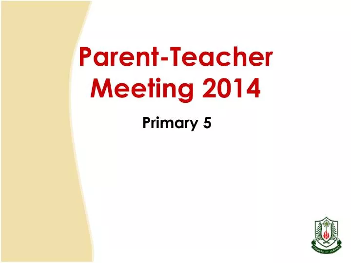 PPT - Parent-Teacher Meeting 2014 PowerPoint Presentation, free ...