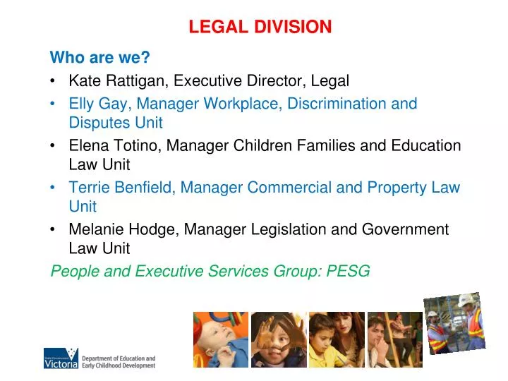 PPT - LEGAL DIVISION PowerPoint Presentation, free download - ID:5585476