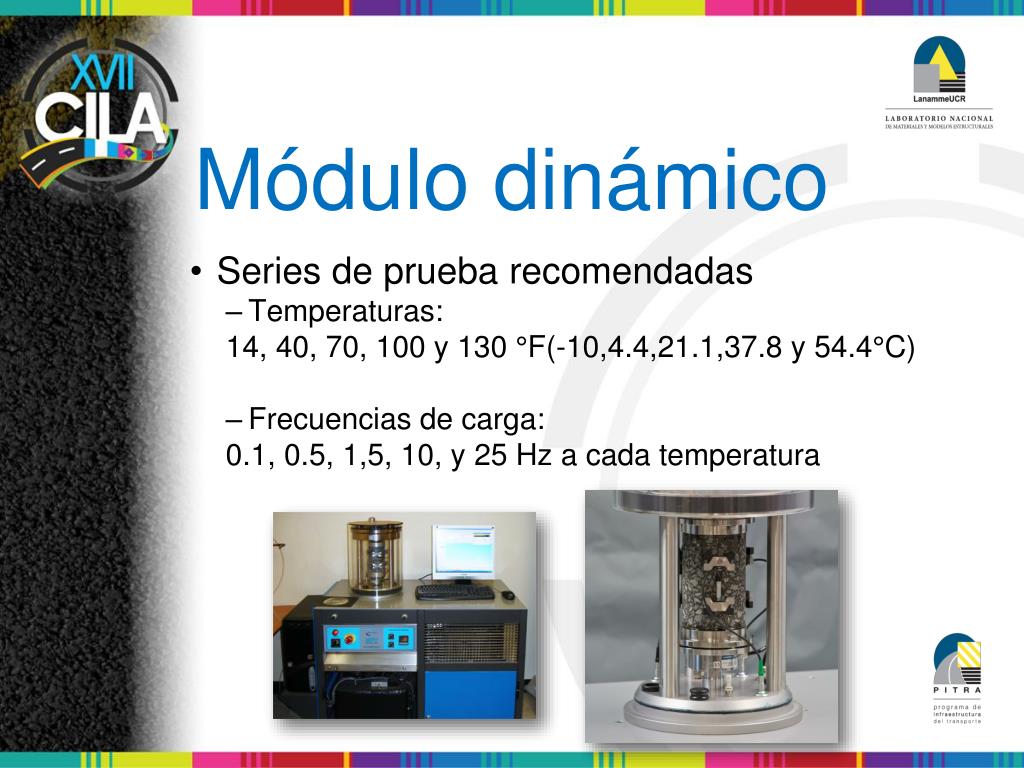 PPT - Interfaz gráfica de cálculo de módulo dinámico de mezclas y ...