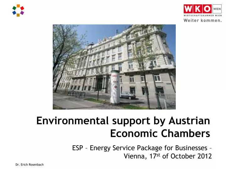 PPT - Environmental support by Austrian Economic Chambers PowerPoint ...