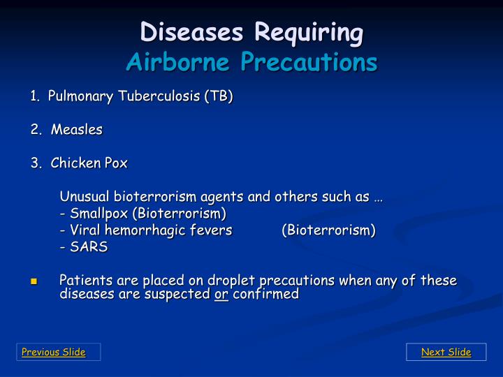 PPT - Isolation Precautions: Guidelines for Perioperative Services ...