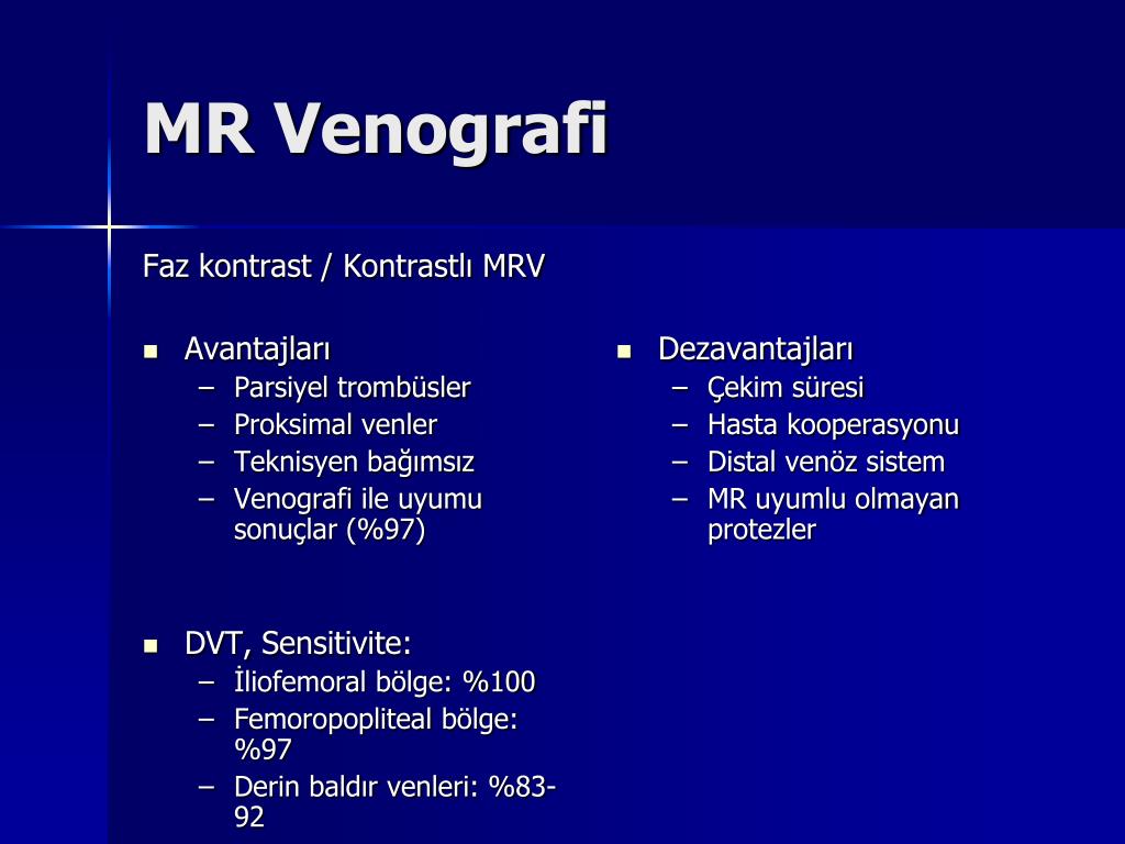 PPT - Venöz Hastalıklarda Noninvaziv Tanı Yöntemleri PowerPoint ...