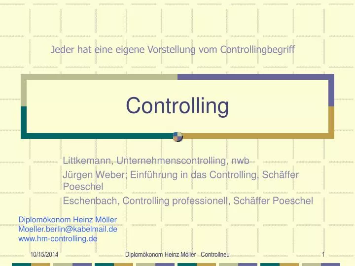 PPT - Controlling PowerPoint Presentation, free download - ID:5589338