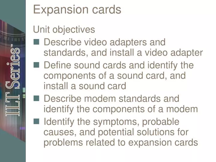 PPT - Expansion cards PowerPoint Presentation, free download - ID:5589696