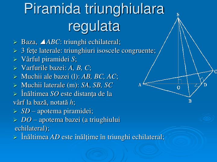 PPT - Piramida regulata PowerPoint Presentation - ID:5589752