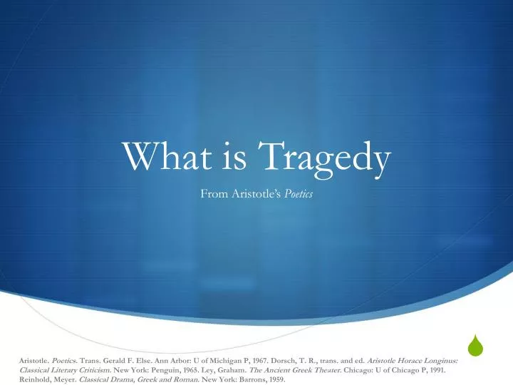 PPT - What is Tragedy PowerPoint Presentation, free download - ID:5589788