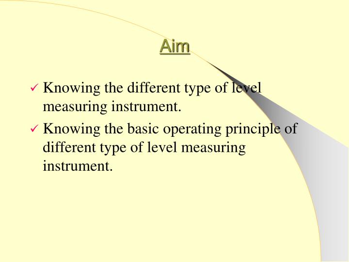 PPT - Level Measurement PowerPoint Presentation - ID:5590146