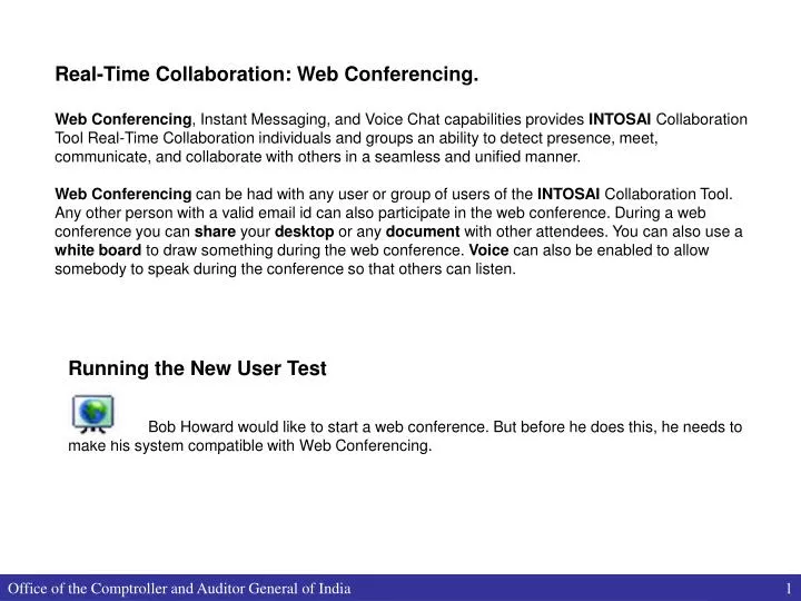 PPT - Real-Time Collaboration: Web Conferencing. PowerPoint ...