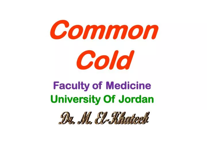 PPT - Common Cold PowerPoint Presentation, free download - ID:5590499