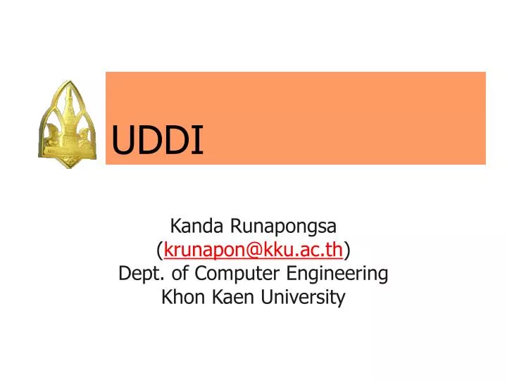 PPT - UDDI PowerPoint Presentation, free download - ID:5590959