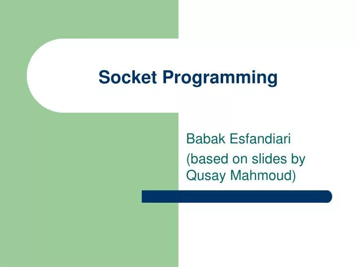 Ppt Socket Programming Powerpoint Presentation Free Download Id