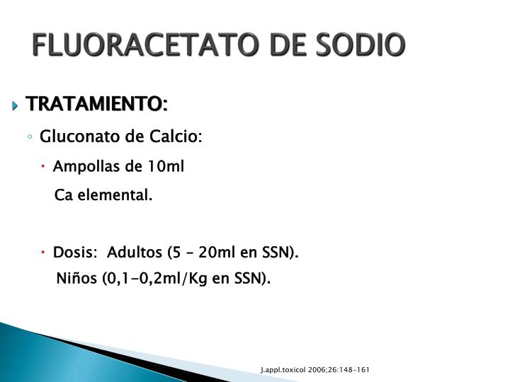 PPT - INTOXICACIÓN POR FLUOROACETATO DE SODIO PowerPoint Presentation ...