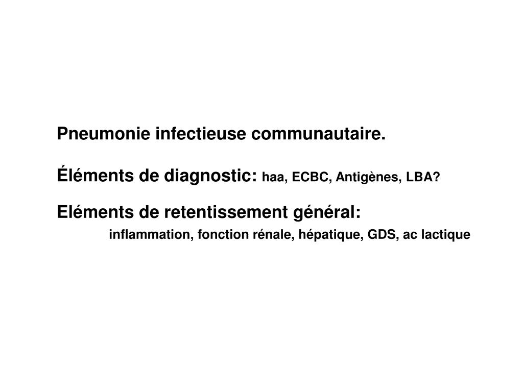 PPT - CRITERES de GRAVITE d’un SYNDROME INFECTIEUX PowerPoint ...