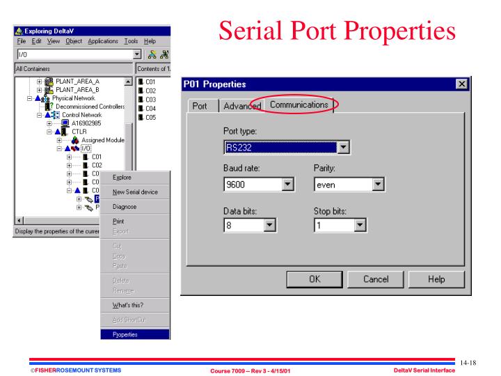PPT - DeltaV Serial Interface PowerPoint Presentation - ID:5592817