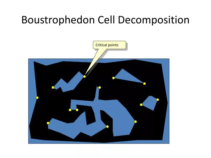 PPT - Boustrophedon Cell Decomposition PowerPoint Presentation, free ...
