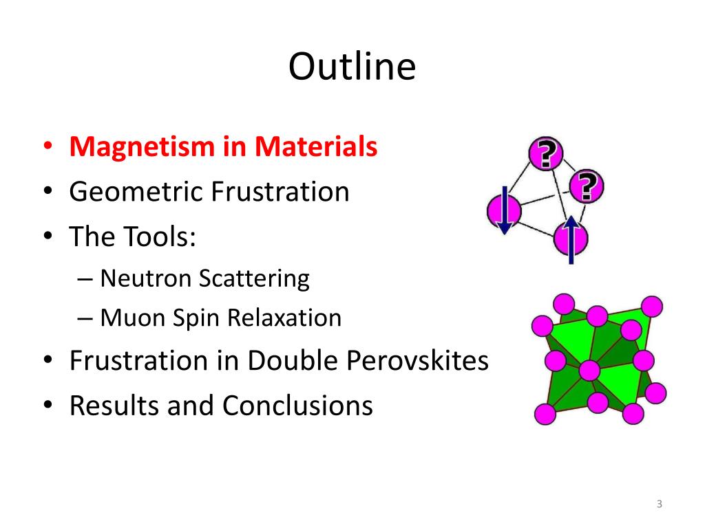 PPT - Geometric Magnetic Frustration in Double Perovskite Oxides A 2 BB ...