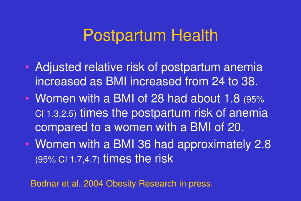 PPT - Maternal Obesity and Its Effect on Pregnancy Outcomes and ...