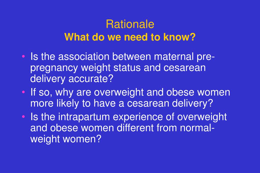 PPT - Maternal Obesity and Its Effect on Pregnancy Outcomes and ...