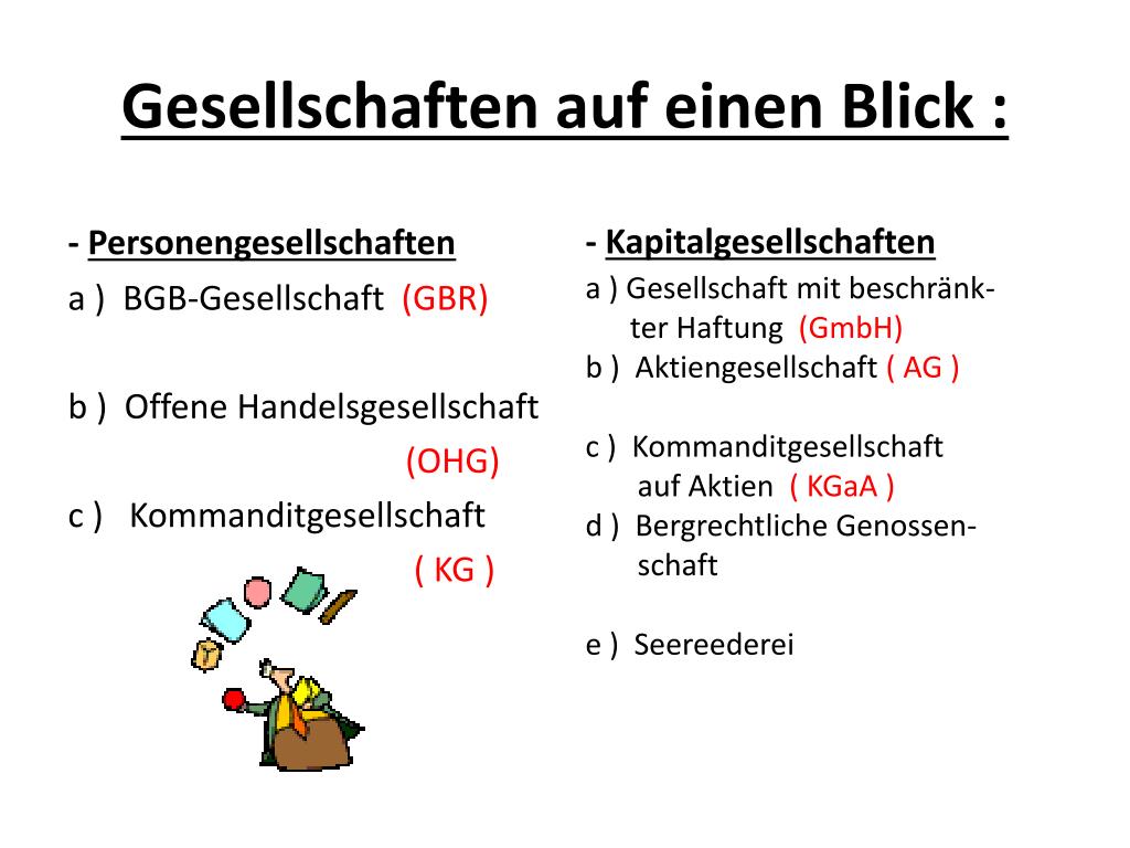 PPT - Grundzüge des Gesellschaftsrechts PowerPoint Presentation, free ...