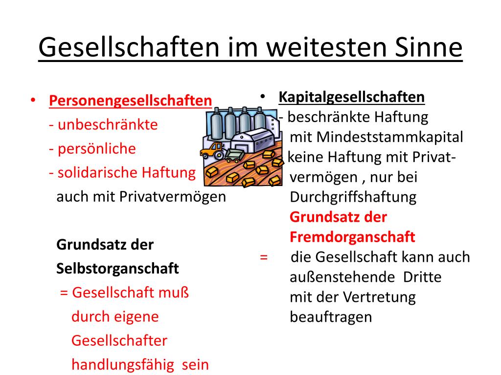 PPT - Grundzüge des Gesellschaftsrechts PowerPoint Presentation, free ...