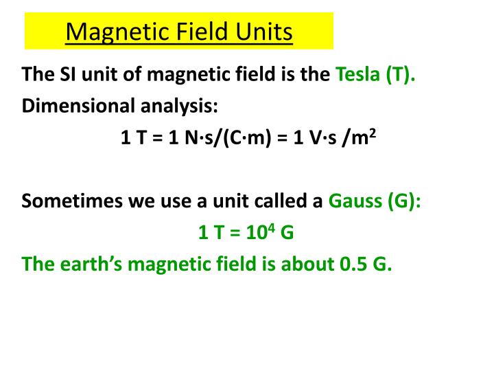 PPT - AP C - UNIT 9 Magnetic Fields and Forces PowerPoint Presentation ...