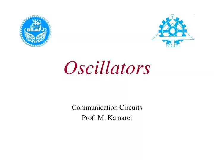 PPT - Oscillators PowerPoint Presentation, free download - ID:5594930