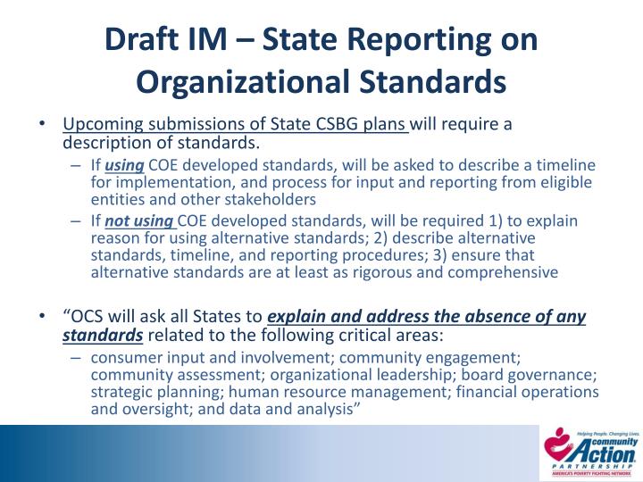 PPT - CSBG Organizational Standards Overview PowerPoint Presentation ...